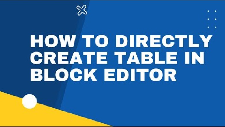 How To Create & Edit Tables Directly in Gutenberg Editor With WP Table ... How To Create & Edit Tables Directly in Gutenberg Editor With WP Table ...