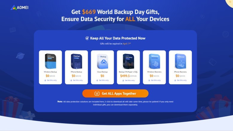 Come and join AOMEI 2024 World Backup Day | WONGCW Official Site